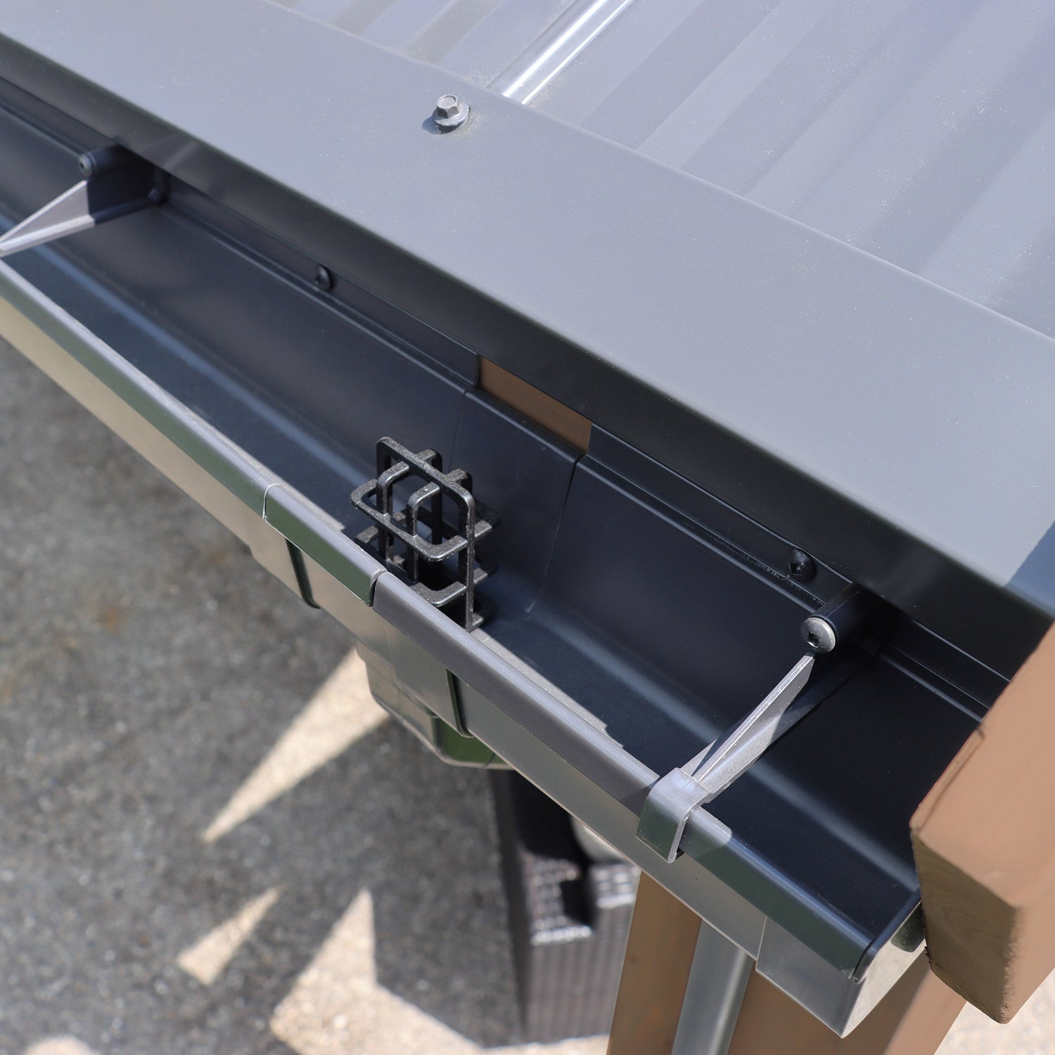 Rain Gutter Kit For The 14 x 25 Carport Pavilion