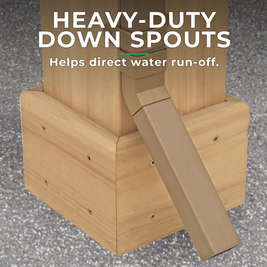 Rain Gutter Kit For The 10 x 12 Meridian Gazebo