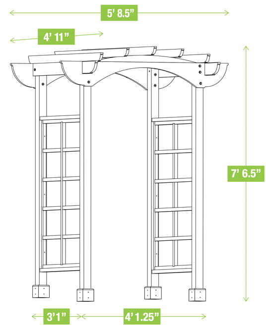 Backyard Arbor Regular