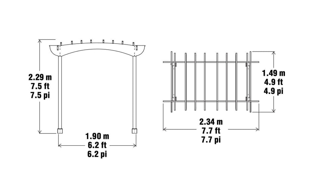 Backyard Arbor Large