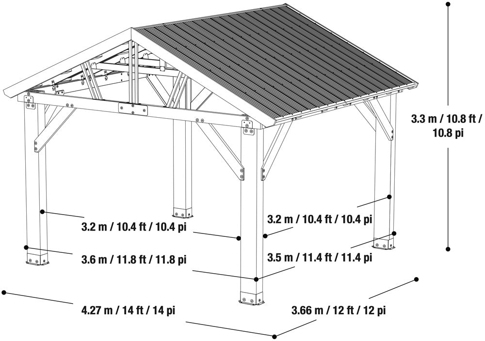 14 x 12 Marquee Pavilion